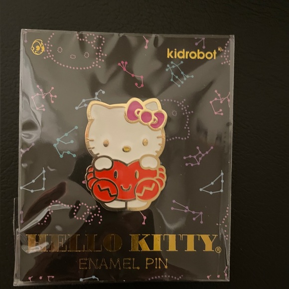 Hello Kitty | Toys | Hello Kitty Cancer Astrology Pin | Poshmark